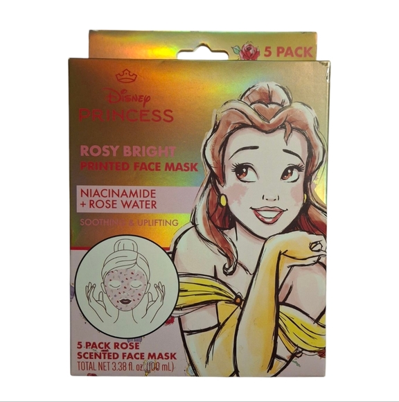 Disney | Skincare | Disney Princess Face Mask 5 Pack Nwt | Poshmark